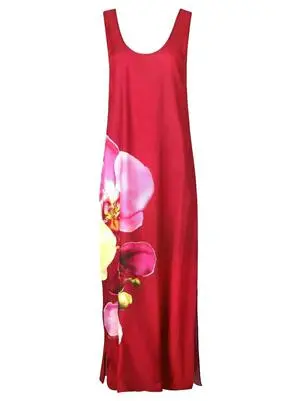 ASTON STUDIO Floral Poppy Dress - Red