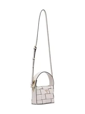 Guess Mini Maylee Woven Tote - Neutrals