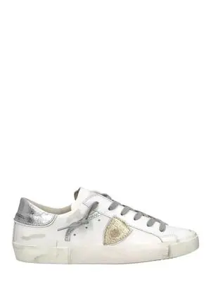 Philippe Model Prsx Triangle Patch Sneakers - White