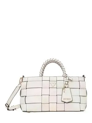 Guess Braided-handle Tote Bag - Neutrals