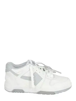 Off-White Arrow-detail Lace-up Sneakers - White