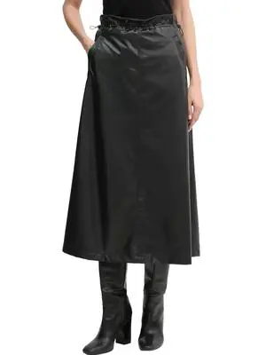 COLMAR Drawstring Midi Skirt - Black