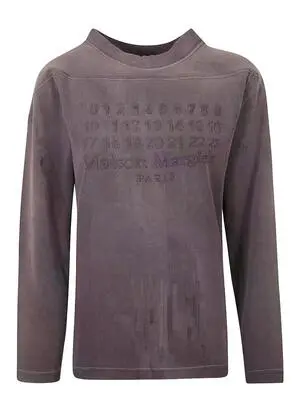 MAISON MARGIELA Long-sleeve Top - Purple