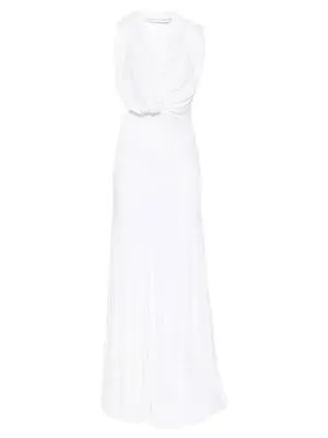 Christopher Esber Draped Cut-out Maxi Dress - White