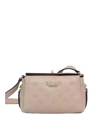 Guess Phoebe Embossed Cross Body Bag - Neutrals