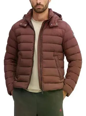 COLMAR Quilted Hooded Jacket - Brown