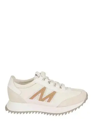 Moncler Pacey2 Embossed-logo Low-top Sneakers - Neutrals