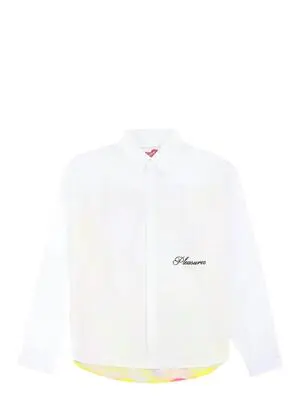 PLEASURES Long-sleeve Button-up Shirt - White