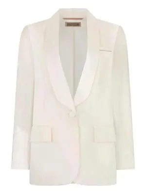 Peserico Single-breasted Blazer - Neutrals