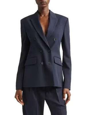Stella McCartney Classic Double-breasted Wool Jacket - 4101 - Ink