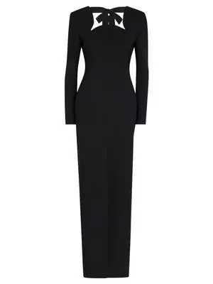 ROKSANDA Zari Bow-detail Dress - Black