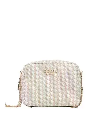 Guess Woven Cross Body Bag - Neutrals