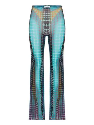 Jean Paul Gaultier Flare Pants - Blue