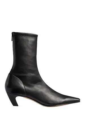 Khaite Arizona 40 Ankle Boot - Black