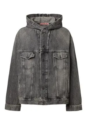 Acne Studios Faded Denim Jacket - Black