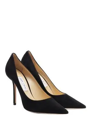 JIMMY CHOO Love 100 Suede Pumps