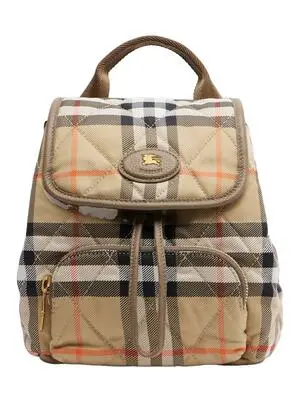 Burberry Mini Check Backpack - Beige