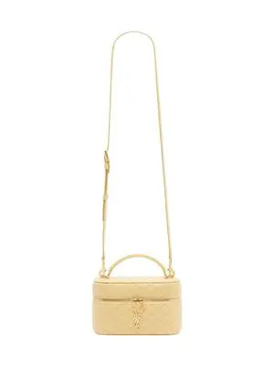 Saint Laurent Gaby Quilted Vanity Bag - Yellow