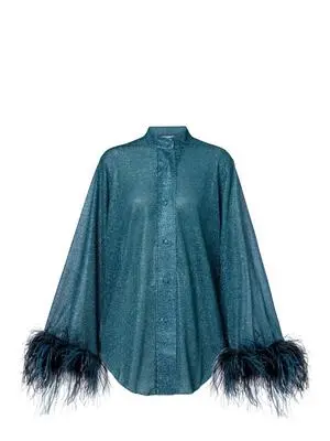 Oseree Lumière Plumage Shirt - Blue