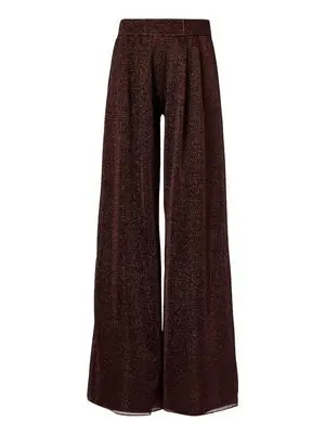 Oseree Lumière Wide-leg Pants - Brown
