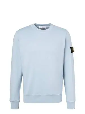 Stone Island Compass Cotton Jersey Sweatshirt - Blue