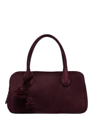 MAGDA BUTRYM Brigitte Large Suede Shoulder Bag