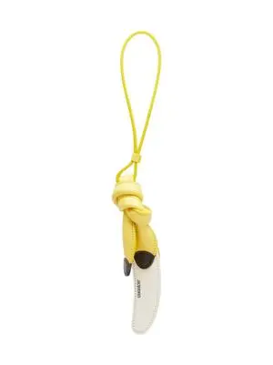 Jacquemus Le Banane Small Leather Bag Charm - Yellow
