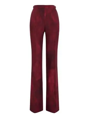 Gabriela Hearst Vesta Flare Pant - Bordeaux