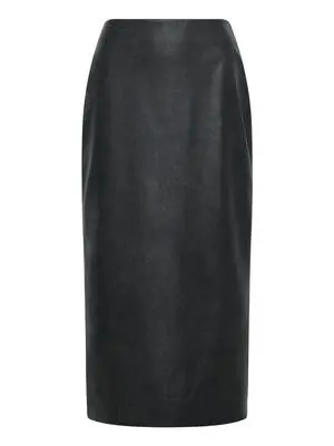 GABRIELA HEARST Amon Leather Midi Skirt