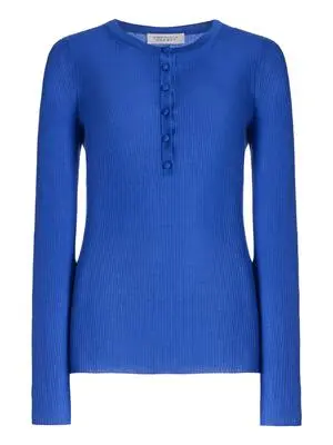 GABRIELA HEARST Julian Knit Henley Top