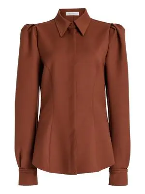 GABRIELA HEARST Talbot Sportswear Wool Shirt
