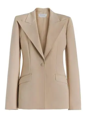 Gabriela Hearst Leiva Sportswear Wool Blazer - Khaki