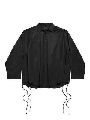 Balenciaga Lace-up Shirt - Black
