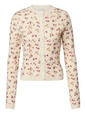 Magda Butrym Wool, Silk, And Cashmere Cardigan - Multicoloured