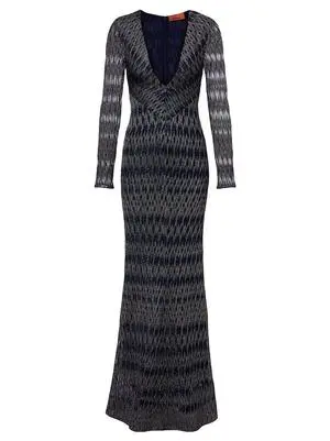 Missoni Lame Maxi Dress - Multicoloured