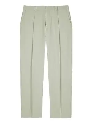 Paul Smith Wool-mohair Pleated Trousers - Green