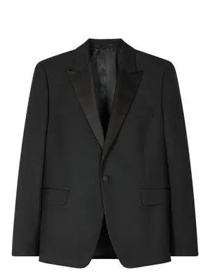 Paul Smith The Soho Tailored-fit Wool-mohair Evening Blazer - Black