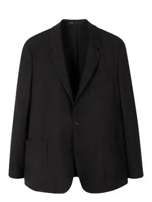Paul Smith A Suit To Travel In Patch-pocket Unlined Blazer - Black