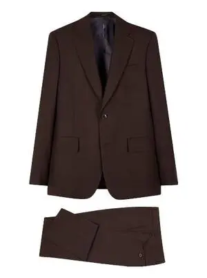 Paul Smith The Brierley Wool 'a Suit To Travel - Brown