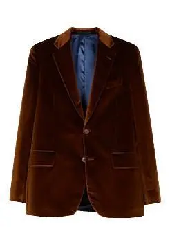 Paul Smith The Brierley Velvet Blazer - Brown