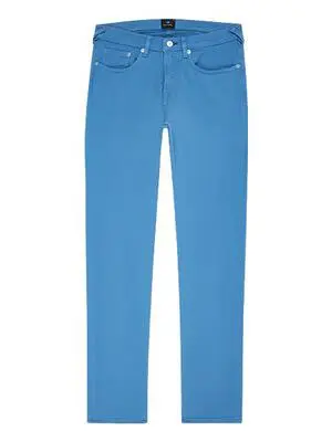 Paul Smith Tapered-fit Gart-dyed Organic Cotton-stretch Jeans - Blue