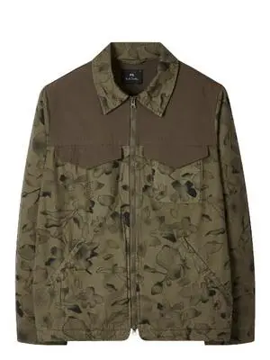Paul Smith Cotton 'good Fortune Floral' Jacket - Green