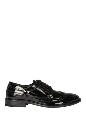 Paul Smith Fuentes Patent Leather Brogues - Black