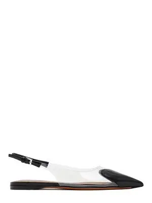 Alaïa Le Coeur Slingback Flats - Black