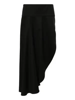 ALAÏA Wool Asymmetric Skirt
