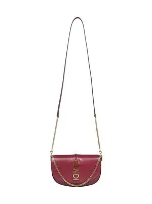 Fendi Graphy Leather Mini Bag - Red