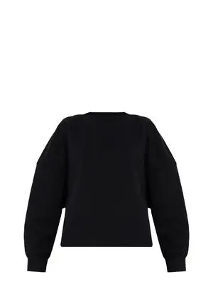 Alaïa Cotton Sweatshirt - Black