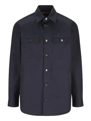 Gucci Cotton Shirt - Blue