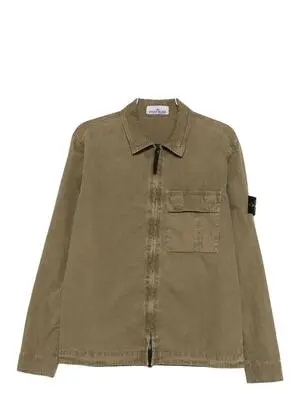 Stone Island Cotton Shirt - Green