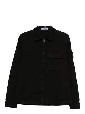 Stone Island Cotton Shirt - Black